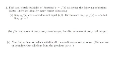 Solved Find And Sketch Examples Of Functions Y F X Chegg Com