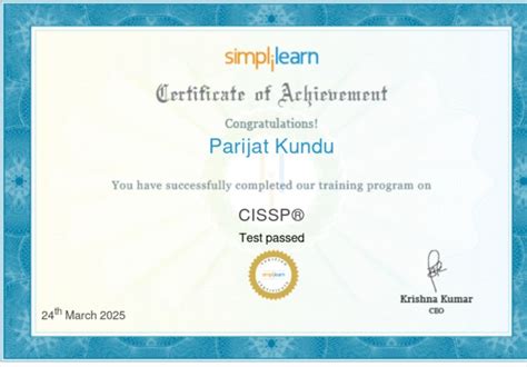 Cissp Cybersecurity Simplilearn Exampreparation Confidenceboost