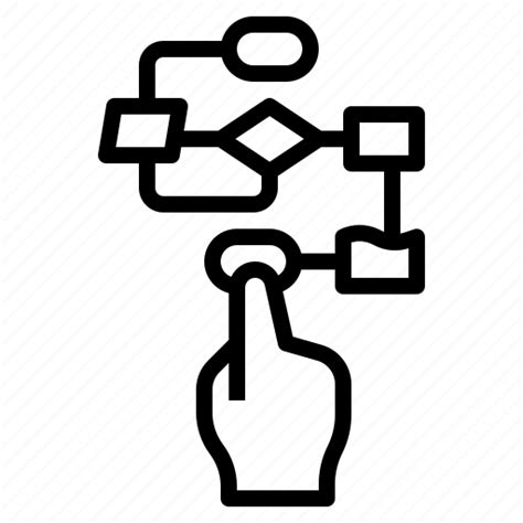 Business Flowchart Planning Process Schedule Icon