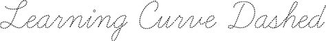 LearningCurveDashedPro Font Fonts U Com
