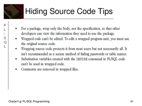 chapter 10 oracle11g pl sql programming oracle supplied packages