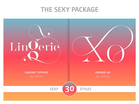 The Sexy Fonts Package Moshik Nadav Fashion Typography And Fonts