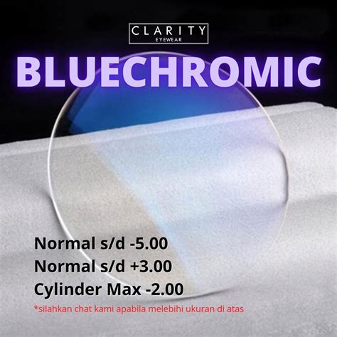 Jual Bluechromic Bluechromic Brown Lensa Photochromic Bluray Anti Sinar Biru Laptop Hp Anti