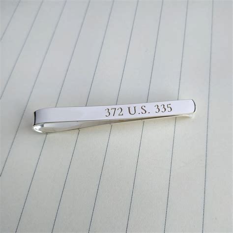 Serial Number Tie Clipbible Verse Tie Clipengraved Bible Verse