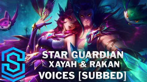 Voice Star Guardian Xayah Rakan SUBBED English YouTube
