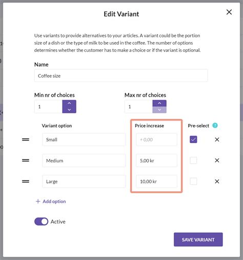 Create A Variant In Backoffice Open Docs Create A Variant In Backoffice Open Docs