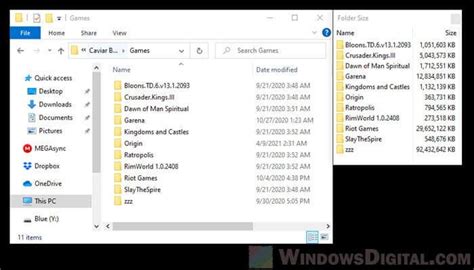how to show folder size for all folders in windows 10 explorer r