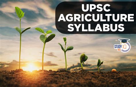 upsc agriculture optional syllabus for ias mains 2023 download paper 1