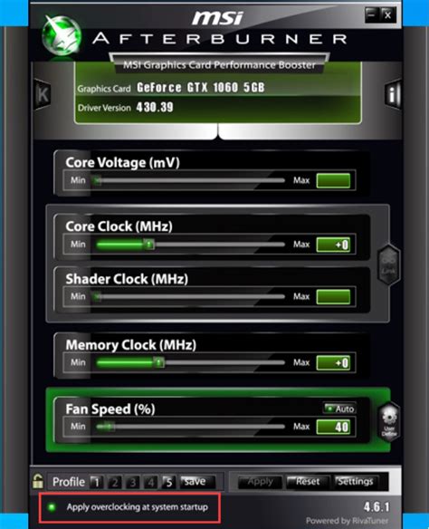 MSI Afterburner Doesn T Affect GPU Solved Windows Forums