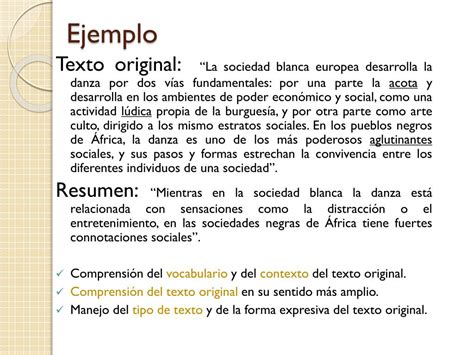 Ejemplos De Resumen