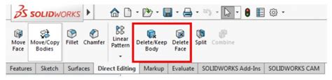 Perbedaan Delete Keep Body Dan Delete Face Reseller SolidWorks Indonesia