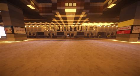 Project International Mega Aiport Of Minecraft Minecraft Map