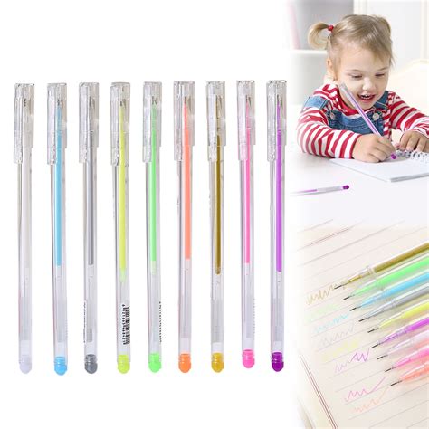 Coreliving Quick Dry Gel Pens 05mm Fine Point Comfort Grip Multi