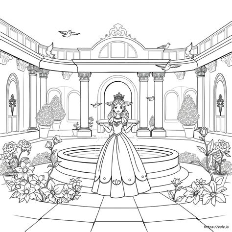 Libro De Princesas Para Colorear