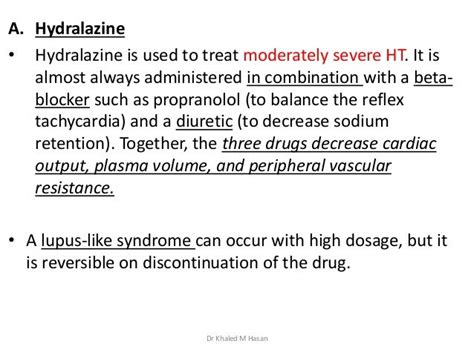 Antihypertensive Drugs