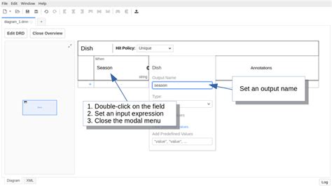 create a dmn decision table