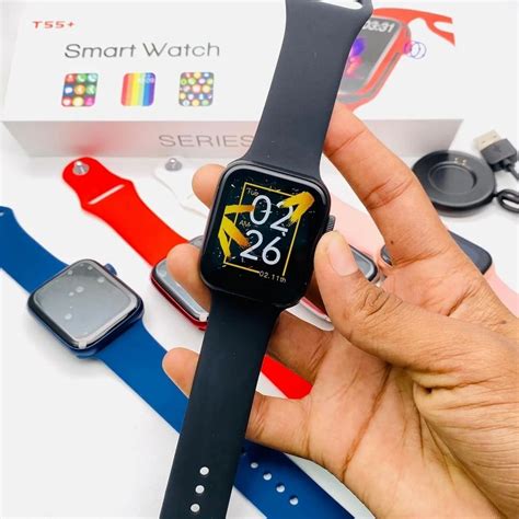 Fire Boltt T55 Plus Smart Watch With Amoled Display Square Dial