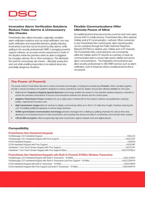 Power Series Neo Security Control Panel Hs2128 Tyco Intruder Panels