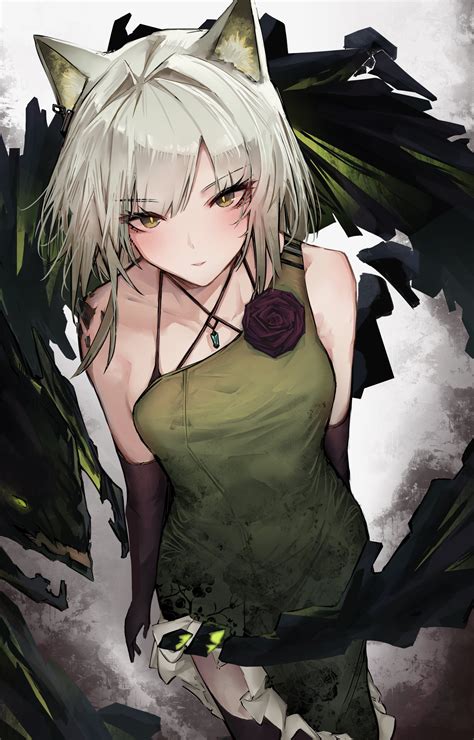 Kal Tsit And Mon Tr Arknights Drawn By Hato Hatotoou Danbooru