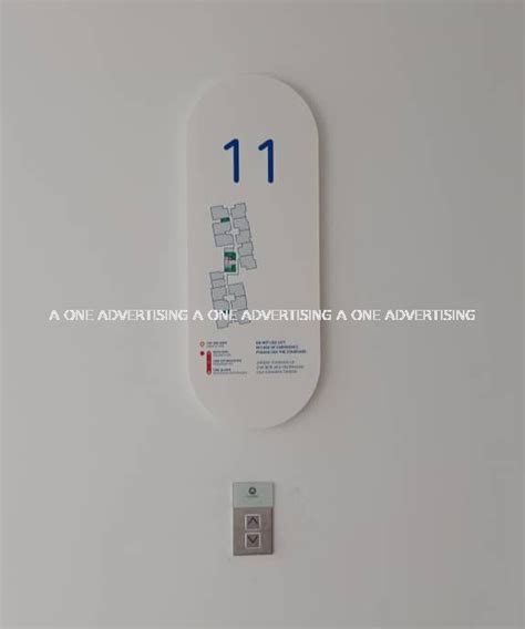 Number Plate Signage Building Floor Level Numbering Signage Floor Level Numbering Signage