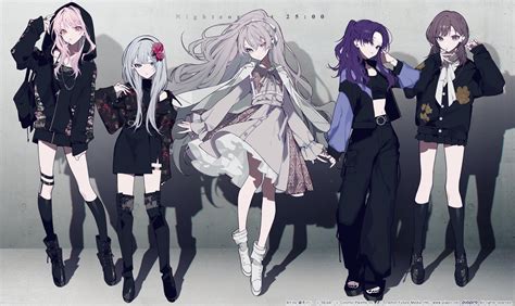 Hatsune Miku Asahina Mafuyu Shinonome Ena Akiyama Mizuki Yoisaki