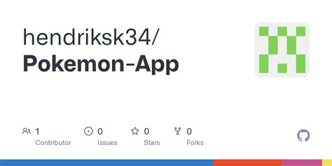 GitHub Hendriksk Pokemon App