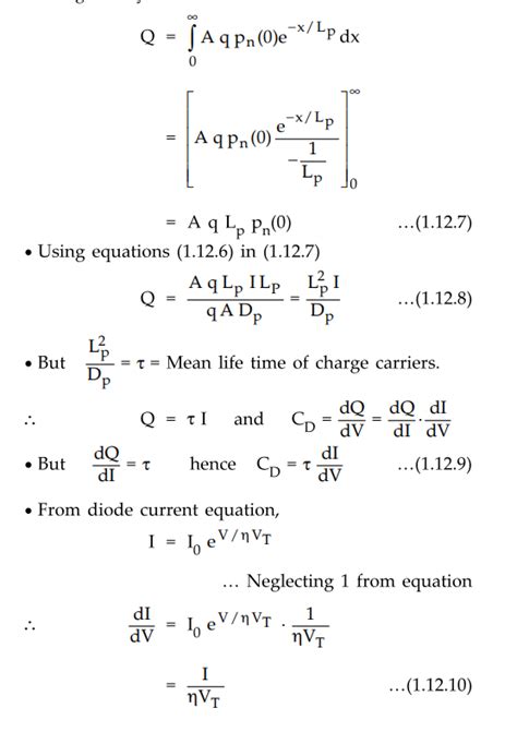Diffusion Capacitance Pn Junction Diode