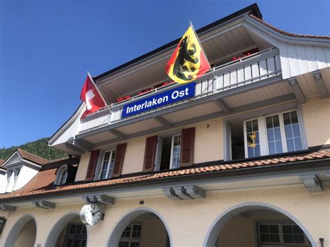 인터라켄 동역오스트 역 안내