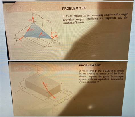 Solved PROBLEM 3 76 If P 0 Replace The Two Remaining Chegg Com