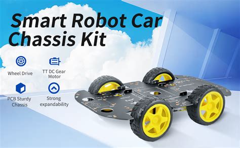 Robot Chassis 4wd Smart Robot Car Chassis Kit For Arduino Raspberry Pi Rc Car