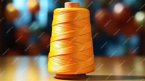 Premium Ai Image Thread On Black Background