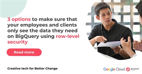3 Ways To Protect Your Bigquery Data With Row Level Security Devoteam