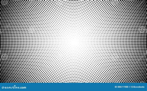 Halftone Pattern Background Round Spot Shapes Vintage Or Retro Graphic Stock Vector