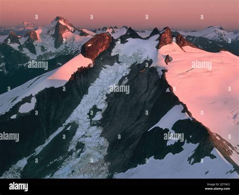 Icy Peak And Spillway Glacier North Cascade National Parl North