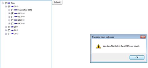 Cognos Expert Java Script For IBM Cognos Multi Select Tree Prompt