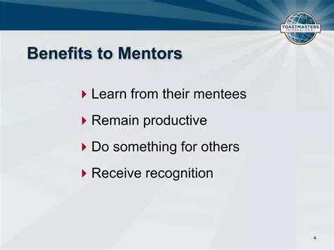 Mentoring At Toastmasters Ppsx