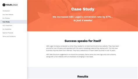 free website design proposal templates better proposals