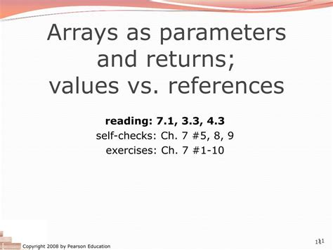 ppt array traversals text processing powerpoint presentation free