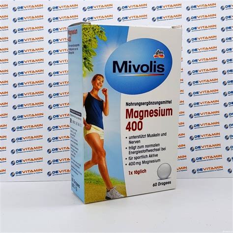 Magnesium 400 Магний 400 мг, 60 капсул, Германия купить по цене 1350 RUB
