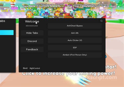 Mining Clicker Simulator Anti Cheat Bypass Auto Clicker Esp