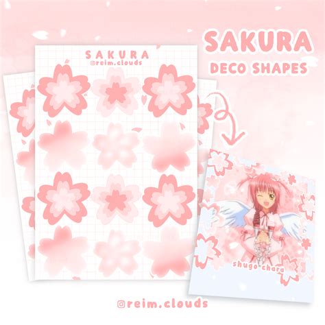 Sakura Deco Shapes Reimclouds