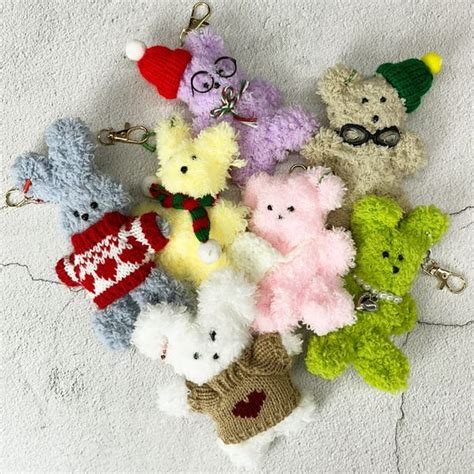 Hobbys Diy 모루인형 키링 만들기 재료 세트 공예용 복실 핫트랙스