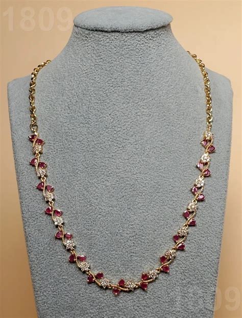 Golden 1809 Ad Neckless Size Free At Best Price In Surat Id