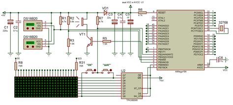 Membuat Jam Digital X Dot Matrix X Pin Dilengkapi Tanggal Sensor Suhu Dan Alarm Dapat