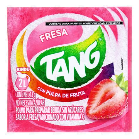 Bebida En Polvo Tang Sabor Fresa 13 Gr De Tang Farmacias Guadalajara