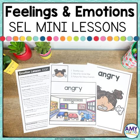 Feelings And Emotions Sel Lesson Plans Teaching Exceptional Kinders
