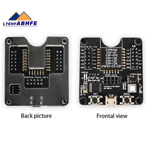 1 Pcs Esp8266 Test Rack โมดูลโปรแกรมเมอร์สีดํา Pcb Multi Function โมดูล