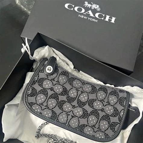 Coach Purse Crystal Signature Brand New Coach Depop