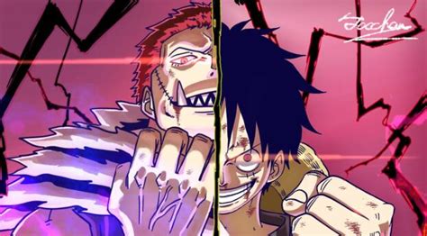 Charlotte Katakuri X Monkey Luffy One Piece Fan Art Wallpaper Hd Anime