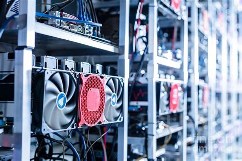 Bitcoin And Crypto Mining Farm Big Data Center Photograph By Michal Bednarek Pixels